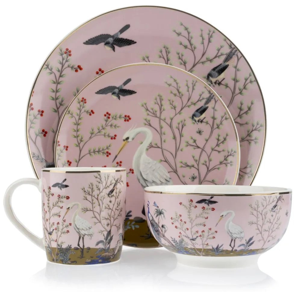 Porcelánový talíř Ashley 4, (fi) 26 cm, vícebarevný