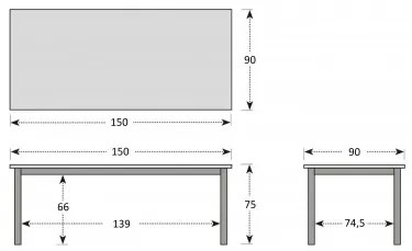 Doppler CONCEPT YELMO FSC® 4+1 - zahradní sedací souprava (hliník/teakové dřevo)