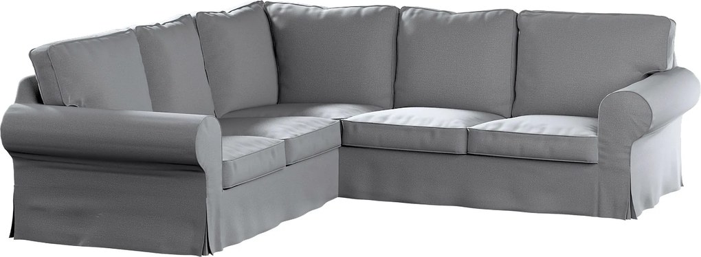 Potah na pohovku IKEA Ektorp rohová barva šedá látka sametová