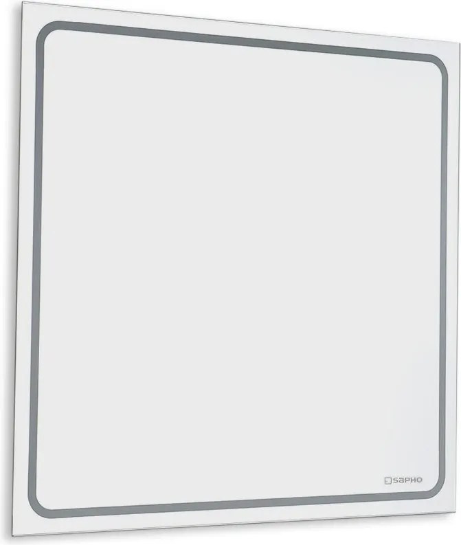 Sapho Sapho, Zrcadlo GEMINI s LED osvětlením 55x55cm, GM055