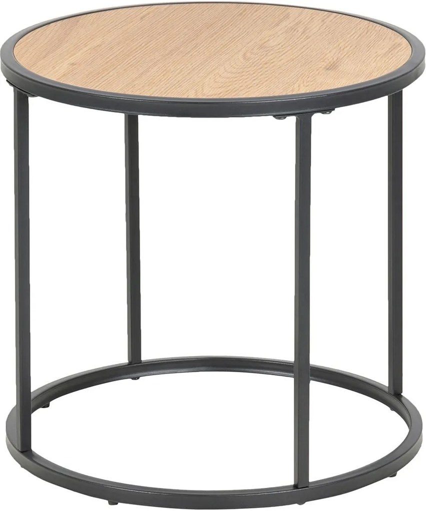 ACTONA Odkládací stolek Seaford přírodní 43 × 45 × 45 cm