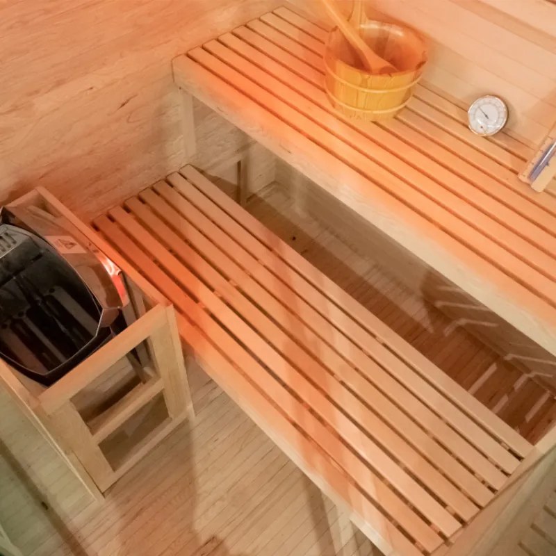 BPS-koupelny Finská sauna Relax 150x150, 4-5 osob