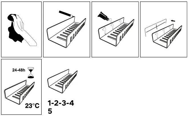 Nimco Police do koupelny, do sprchy -