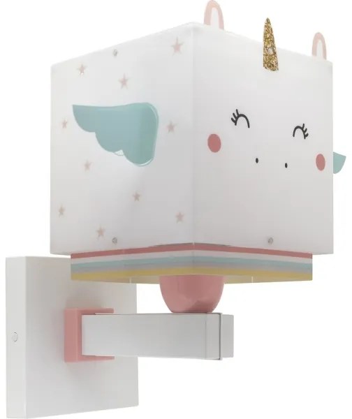 Dalber 64599 - Dětské nástěnné svítidlo LITTLE UNICORN 1xE27/15W/230V