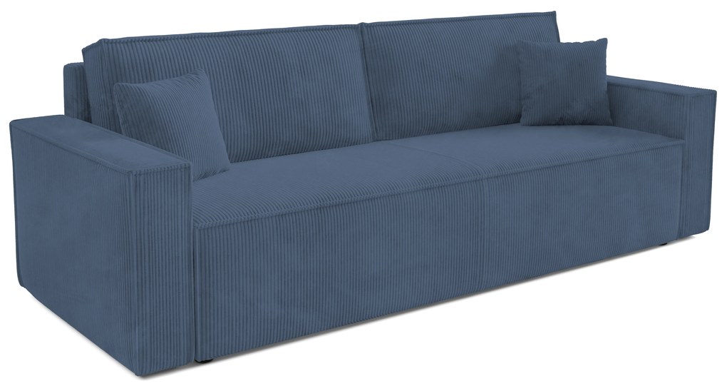 Eka Pohovka BASIC, 240 cm Barva látky: POSO 55 (Světlá šedá)