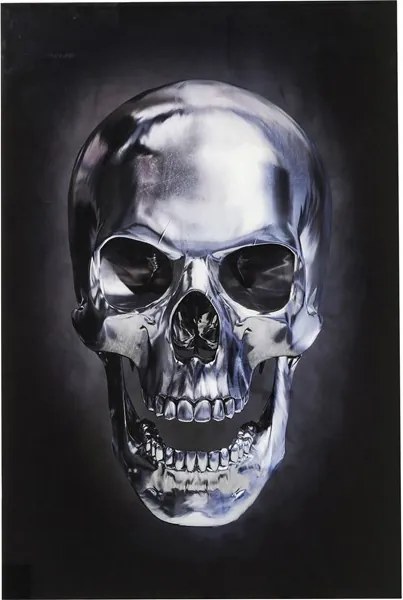 Obraz na skle Skull 120×80 cm