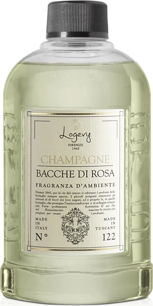 Logevy Firenze 1965 náplň do difuzéru Champagne & Bacche di Rosa, 500 ml