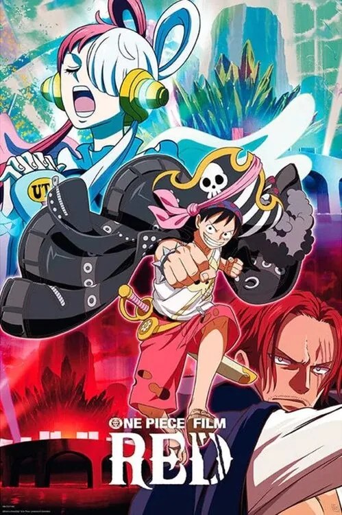 Plakát, Obraz - One Piece: Red - Movie Poster, (61 x 91.5 cm)