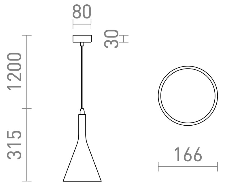 Rendl R13788 závěsné svítidlo ELLA, sádrové, 230V, E27, 31,5cm