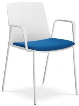 LD seating Konferenční židle SKY FRESH 052,BR bílé područky Barva kostry bílá kostra GALERIE - Čalounění LD seating LÁTKY 1 / DINO, ERA, ONE 2021 Barva plastu LD plast - béžová