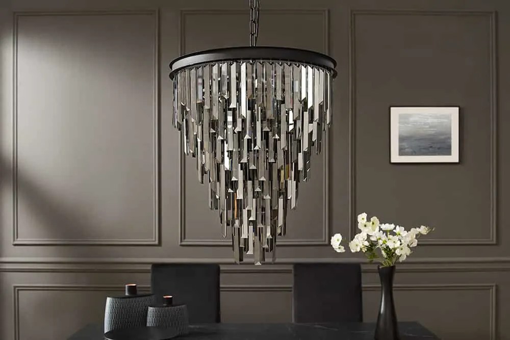 Designový lustr Jamarcus 52 cm šedý