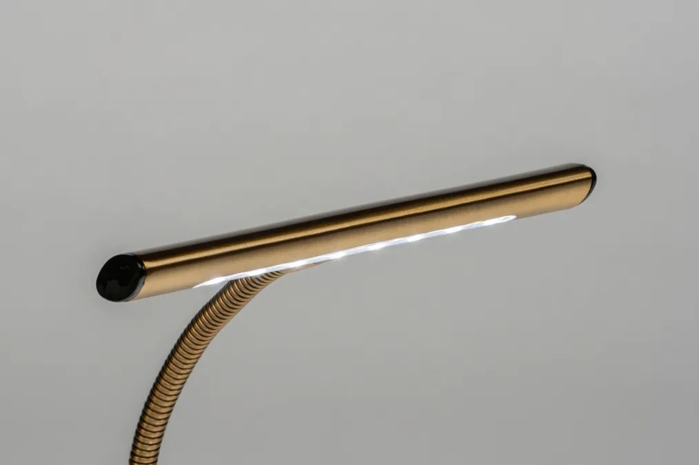 Stolní designová LED lampa Bank Retro Gold