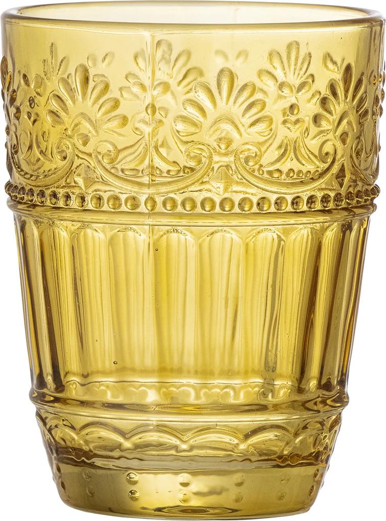 Skleněný pohár Feyza 260 ml žlutý
