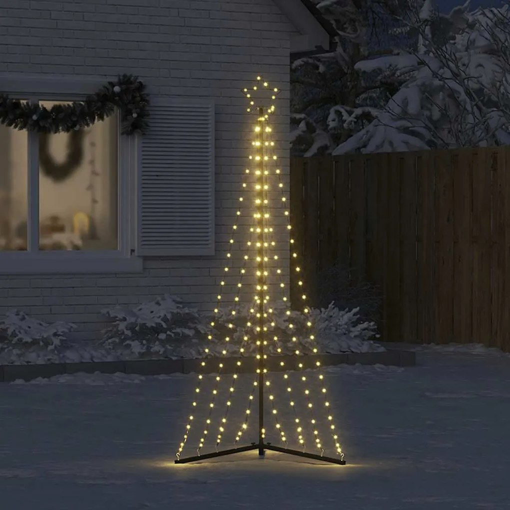 LED vánoční stromek 339 teple bílých LED 182 cm 3307645