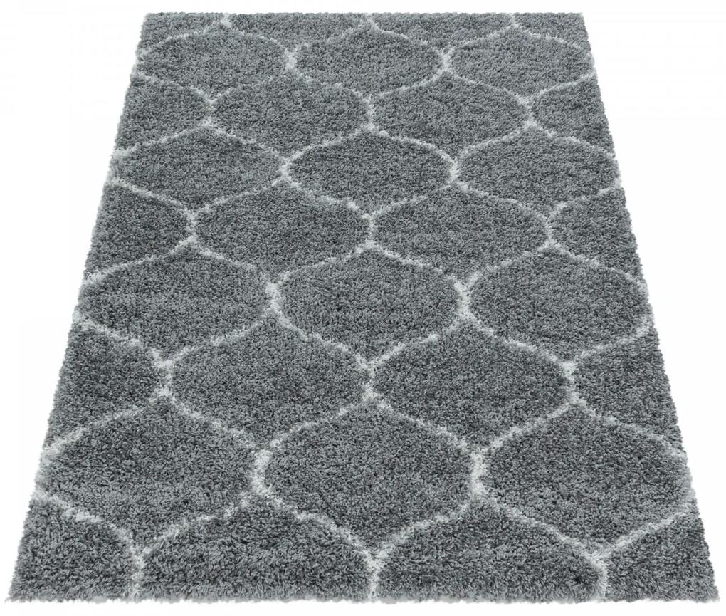 Ayyildiz koberce Kusový koberec Salsa Shaggy 3201 grey - 80x250 cm