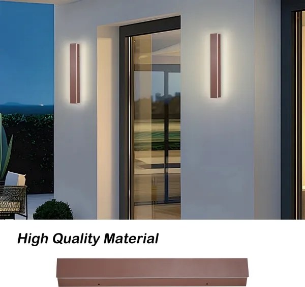 Brilagi - LED Venk. nást. svít. LINEAR LED/8W/230V 3000K IP65 30 cm hnědá CRI 90