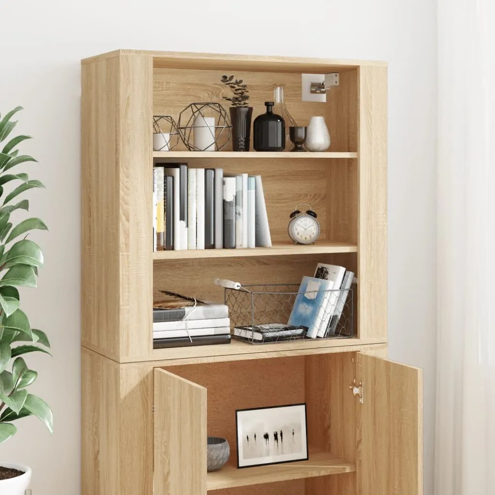 Skříň highboard dub sonoma kompozitní dřevo 3185362