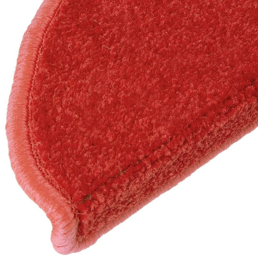 Vopi Nášlapy na schody Eton červený půlkruh, samolepící - 24x65 půlkruh (rozměr včetně ohybu)