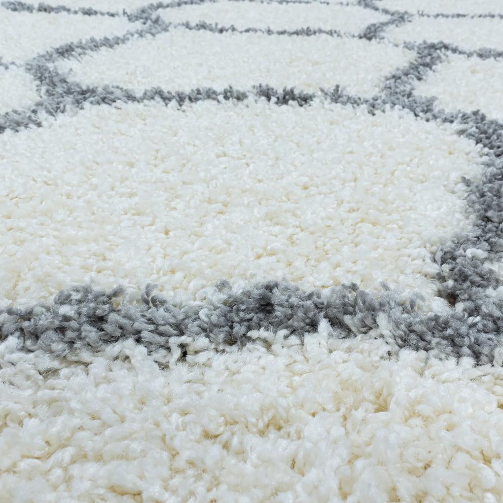 Ayyildiz Kusový koberec SALSA 3201, kulatý, Krémová Rozměr koberce: 200 cm KRUH