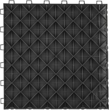 Garážové dlaždice zámkové, 30,5 × 30,5 × 1,3 cm – JQ-3050BK