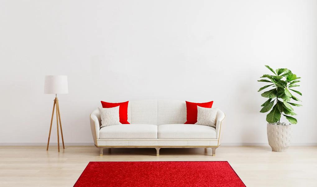 Vopi koberce Kusový koberec Eton červený 15 - 120x170 cm