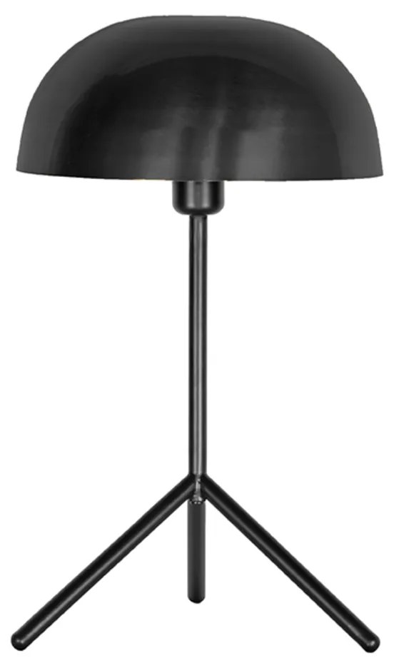 Černá kovová stolní lampa LABEL51 Mush, 52 cm