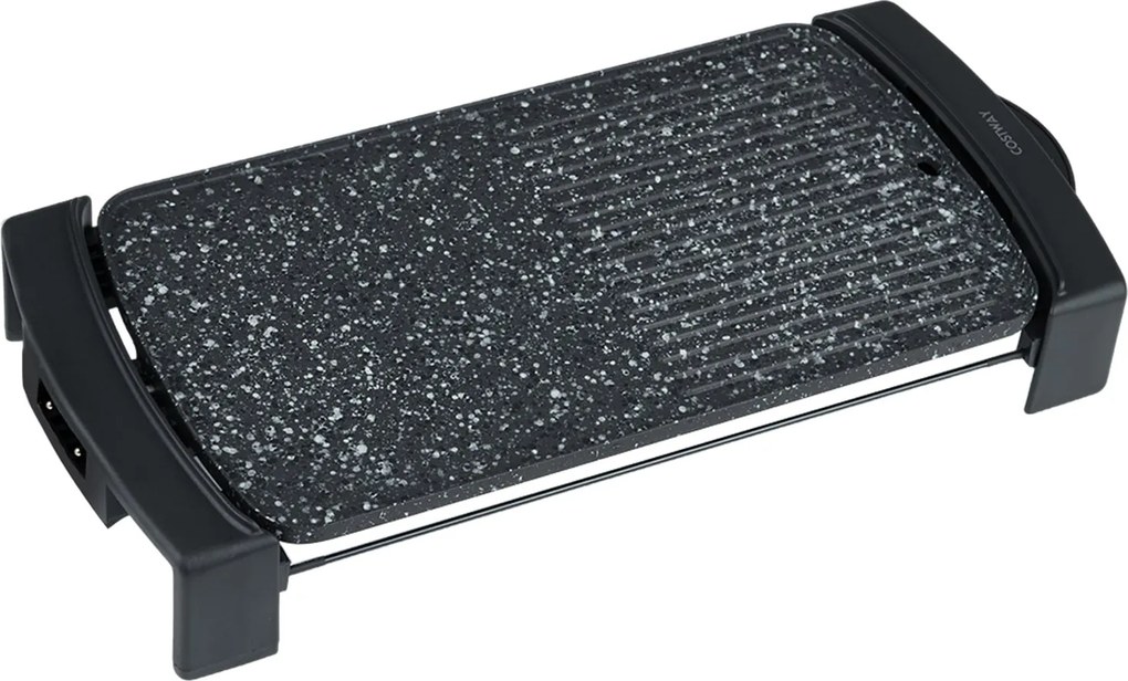 Costway Elektrický gril 2150 W stolní gril elektrický s dvojitou zónou