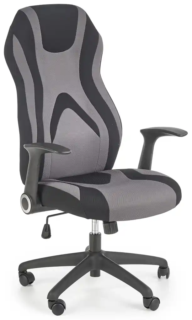 Židle k pracovnímu stolu Hema1723, černo/šedá | BIANO