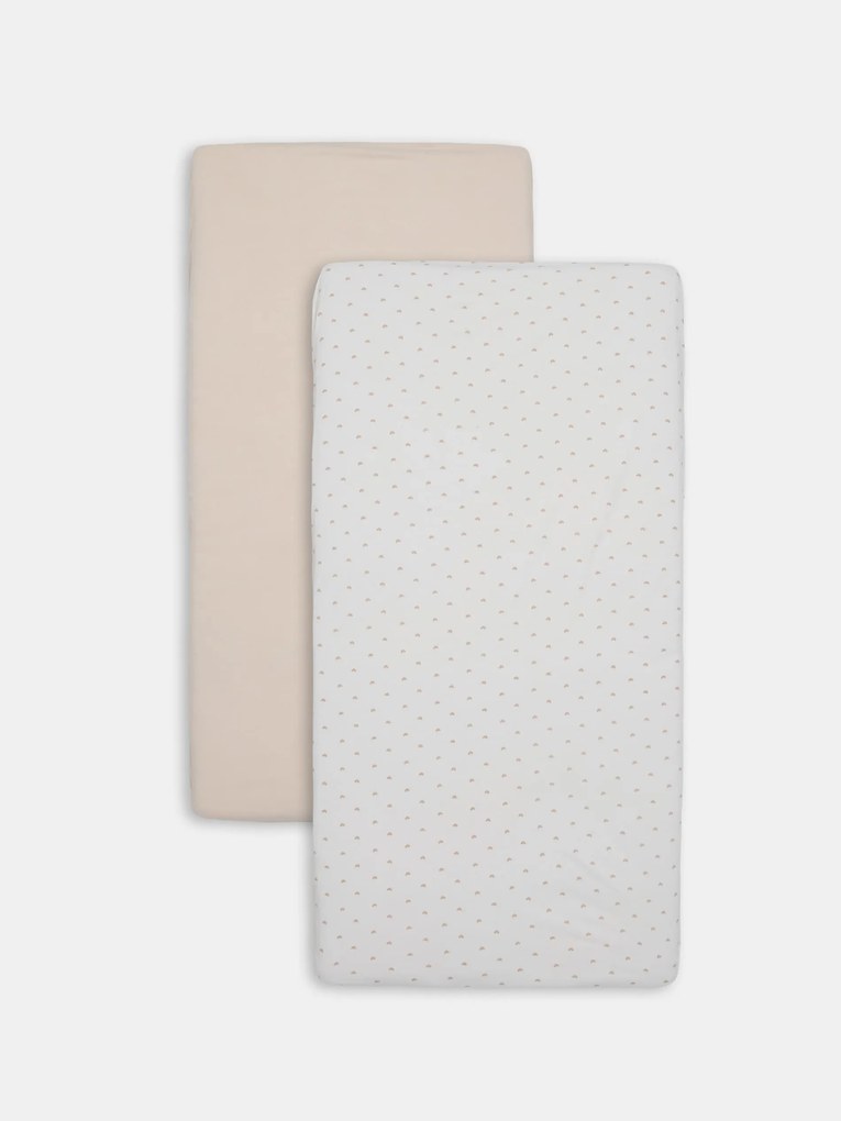 Sinsay - Prostěradlo s gumou 2 pack - béžová