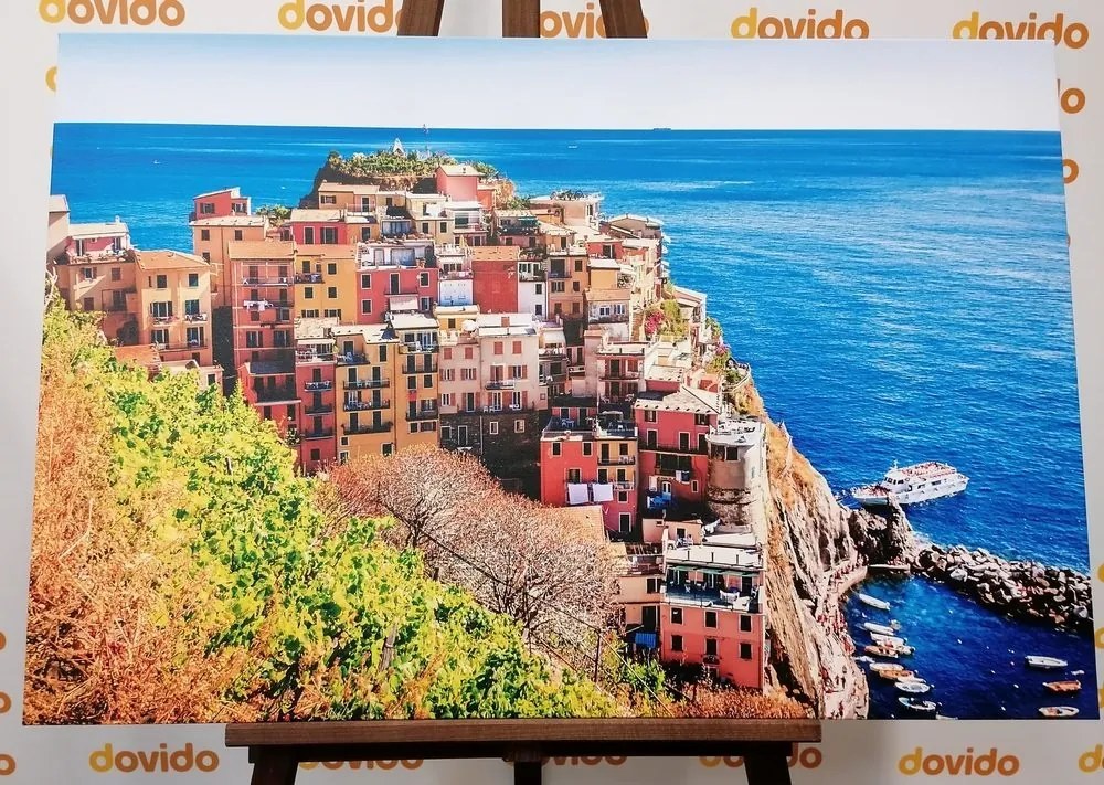 Obraz italská Manarola - 120x80 cm