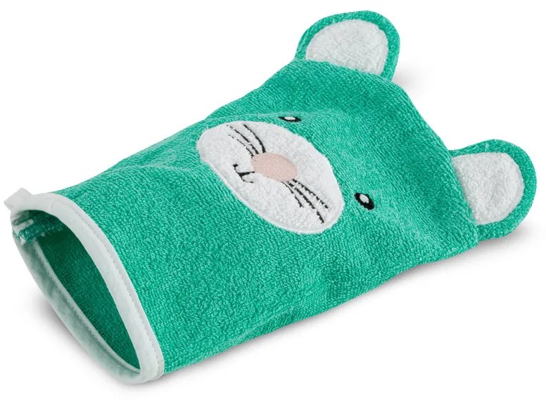 Dětská osuška 15x21 Baby 71 mint mouse 350g/m2 Eurofirany