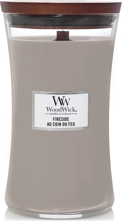 WoodWick svíčka Fireside Velikost: malá 85 g