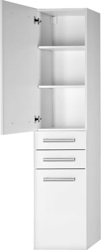 Aqualine Aqualine, VEGA Skříňka vysoká s košem, 40x184x31cm, bílá, VG180