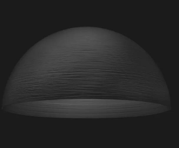 Doxis Dome 720 Textured závěsné led designové svítidlo Barva: Černá matná, Chromatičnost: 2700K Push dim