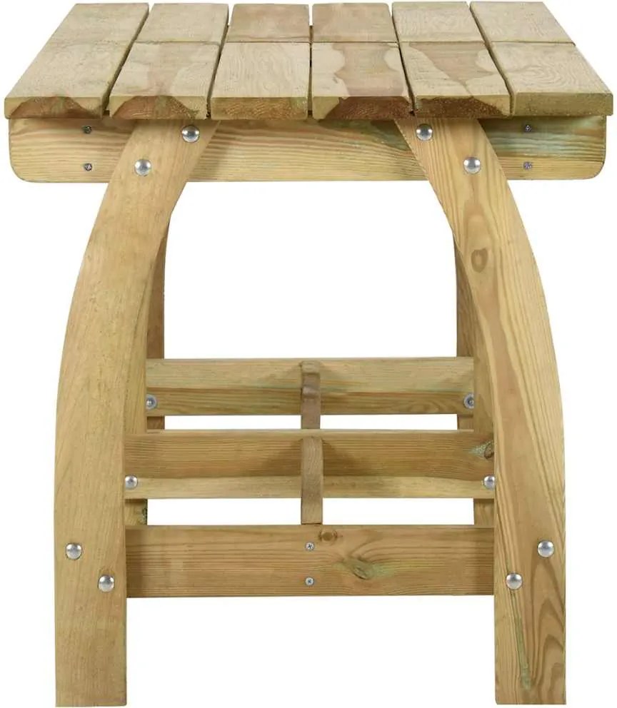 Zahradní stůl 220 x 74 x 75 cm impregnované borové dřevo 318405