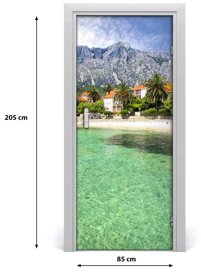 Fototapeta na dveře pláž Chorvatsko 85x205 cm