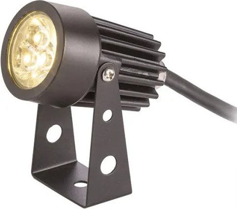 RED R10530 Svítidlo GUN na bodci černé 230V LED 3x1W 30° IP65 3000K - RED - DESIGN RENDL
