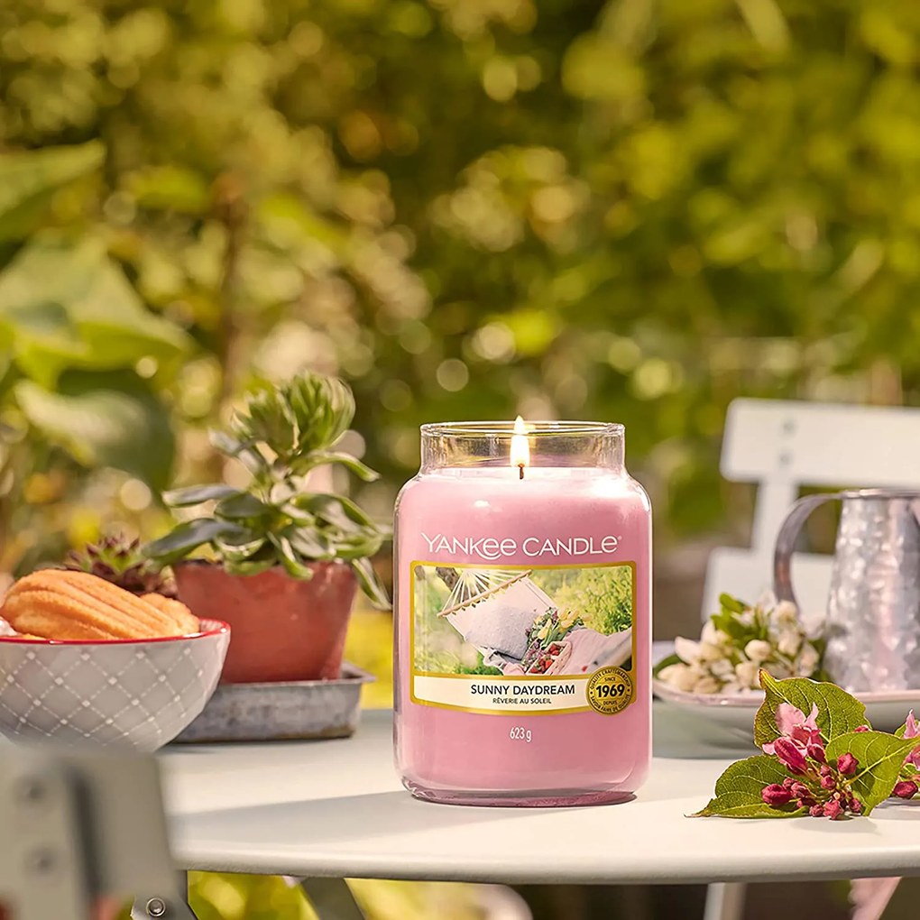 Yankee Candle vonná svíčka Classic ve skle velká Sunny Daydream 623 g