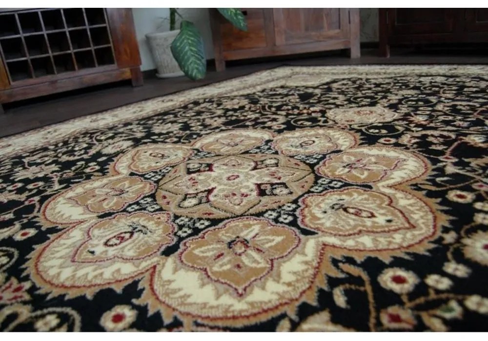Kusový koberec Agas černý 100x200cm