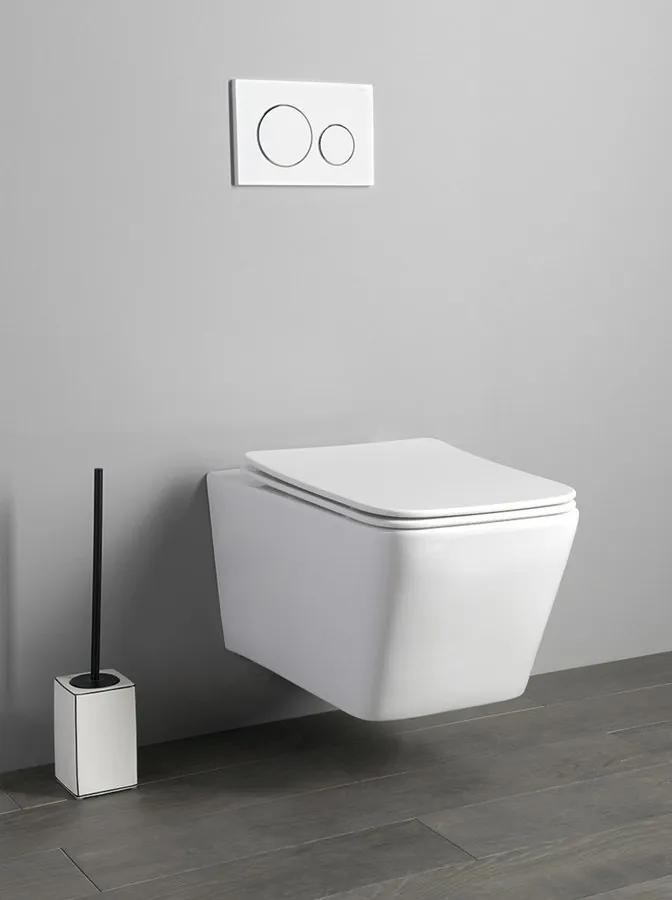 Sapho PORTO závěsná WC mísa, Rimless, 36x52cm, bílá PZ102WR