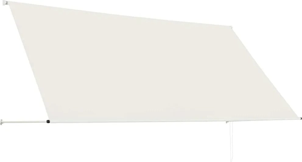 Zatahovací markýza krémová 300 x 150 cm 143767