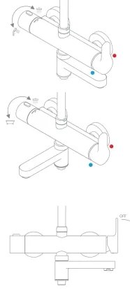 Ravak X07P642 - Sprchová sada s baterií lesklý chrom