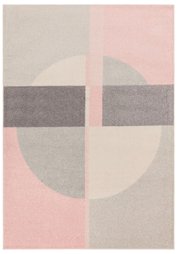Tribeca Design Kusový koberec Jars Pink Circle Rozměry: 120x170 cm