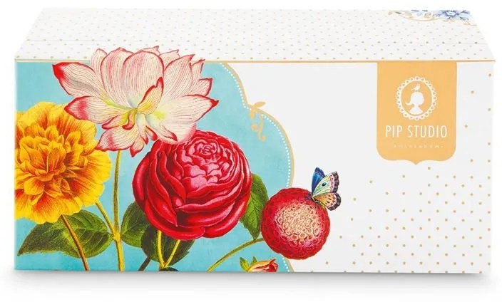 Pip Studio Royal Flower set 2 hrnků 260ml, barevný (dárková sada 2 hrnků)