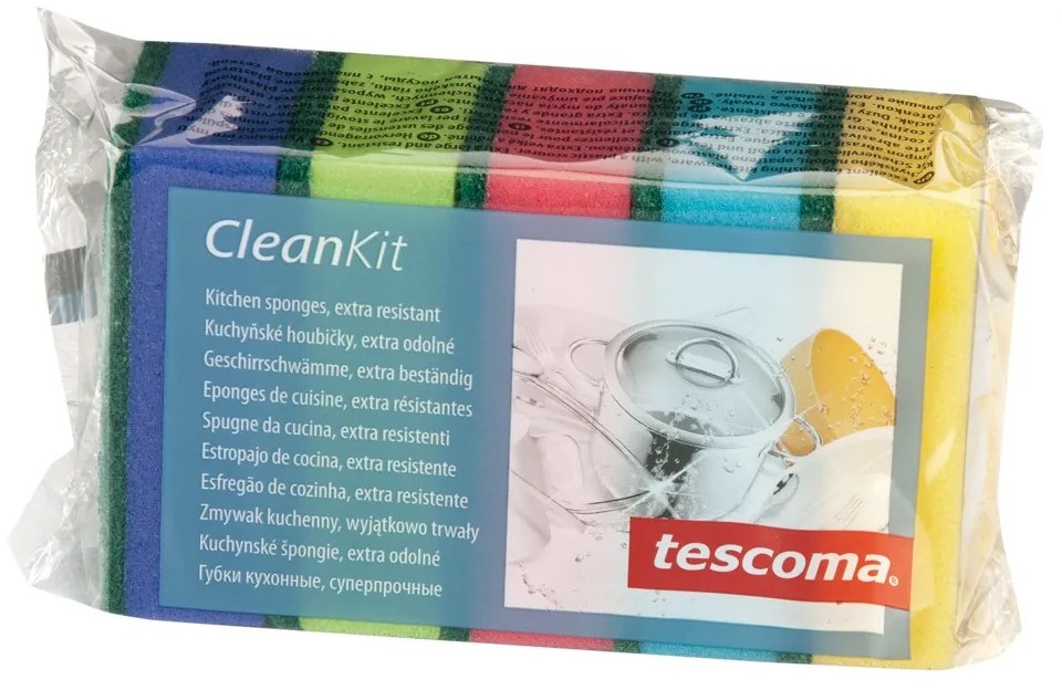 TESCOMA Kuchyňské houbičky CLEAN KIT, 5 ks, extra odolné