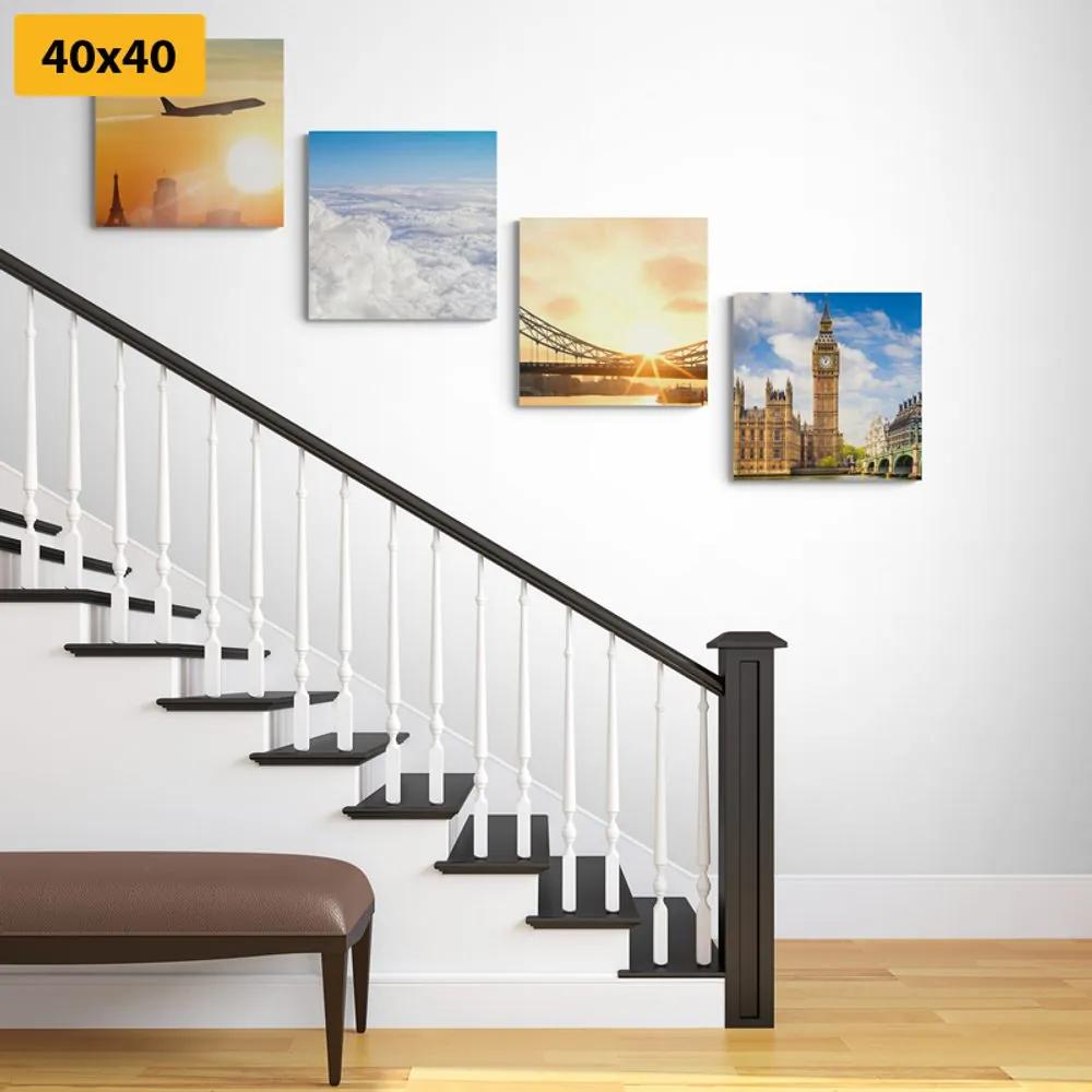 Set obrazů jedinečná cesta Varianta: 4x 60x60
