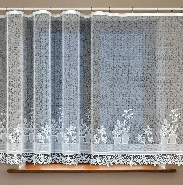 Záclona metrážová Tiara výška 140 cm