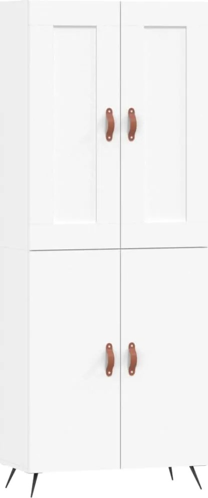 vidaXL Skříň highboard 69,5 x 34 x 180 cm kompozitní dřevo [3199529] Barva: šedá sonoma