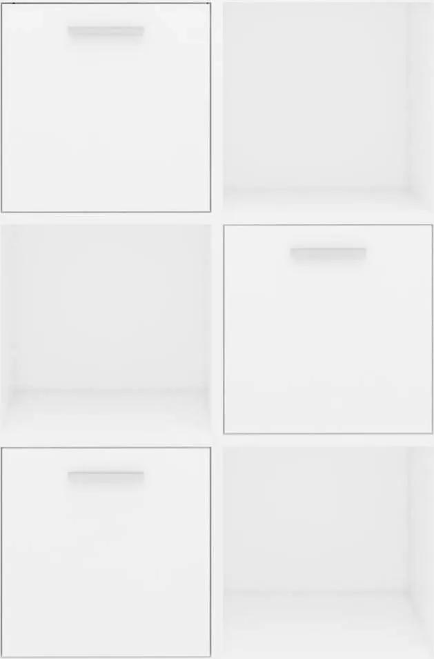 vidaXL Úložná skříňka 60 x 29,5 x 90 cm dřevotříska [801134] Barva: Betonová šedá