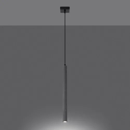 Závěsné svítidlo SOLLUX PASTELO 1 beton G9 1x8W bez žárovky SL.1271